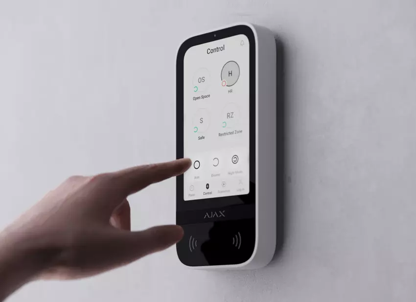 KeyPad TouchScreen Jeweller: kabellose Tastatur mit Touchscreen zur ...